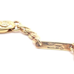 Vintage Dinh Van Cartier 18k Yellow Gold Razor Blade Pendant Chain ...