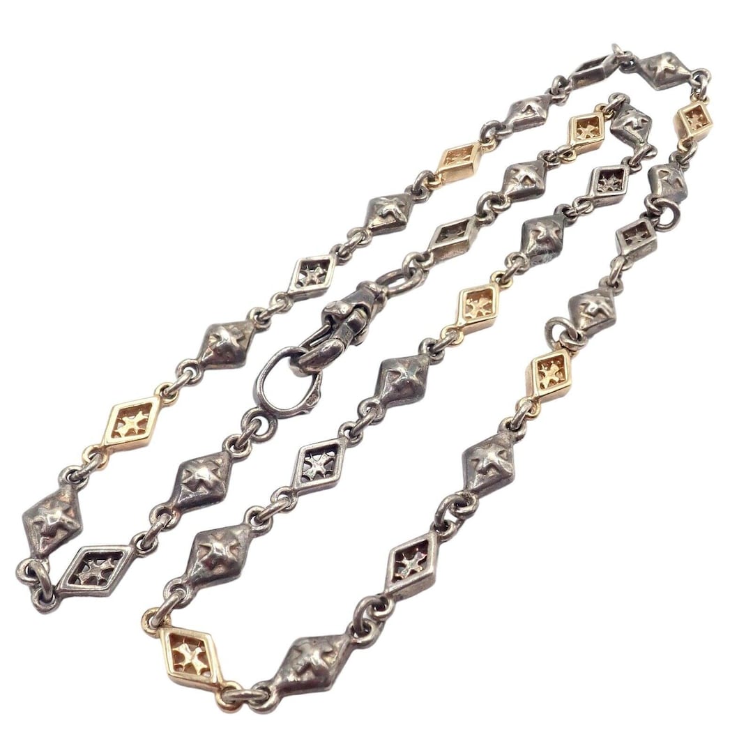 Authentic Loree Rodkin 18k Yellow Gold Silver 16 Chain Necklace - Etsy