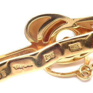 Authentic Vintage Chopard 18k Yellow Gold Happy Diamond Airplane Tie ...