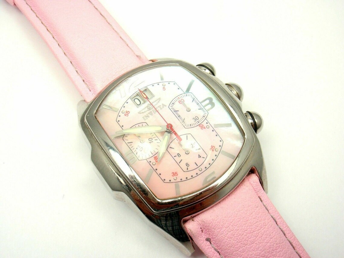 Rare Invicta Large Dragon Lupah Pink Mother of Pearl Quartz - Etsy