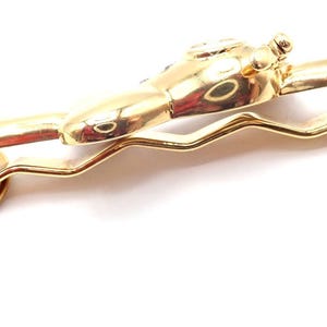 Authentic Vintage Chopard 18k Yellow Gold Happy Diamond Airplane Tie ...