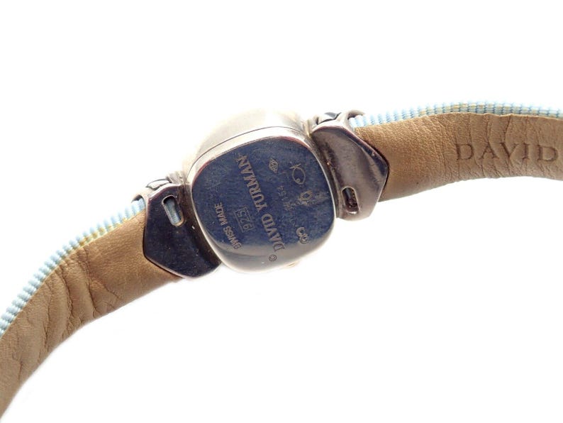 Authentic! David Yurman DY Silver 925 Diamond Thoroughbred Silk Ladies ...