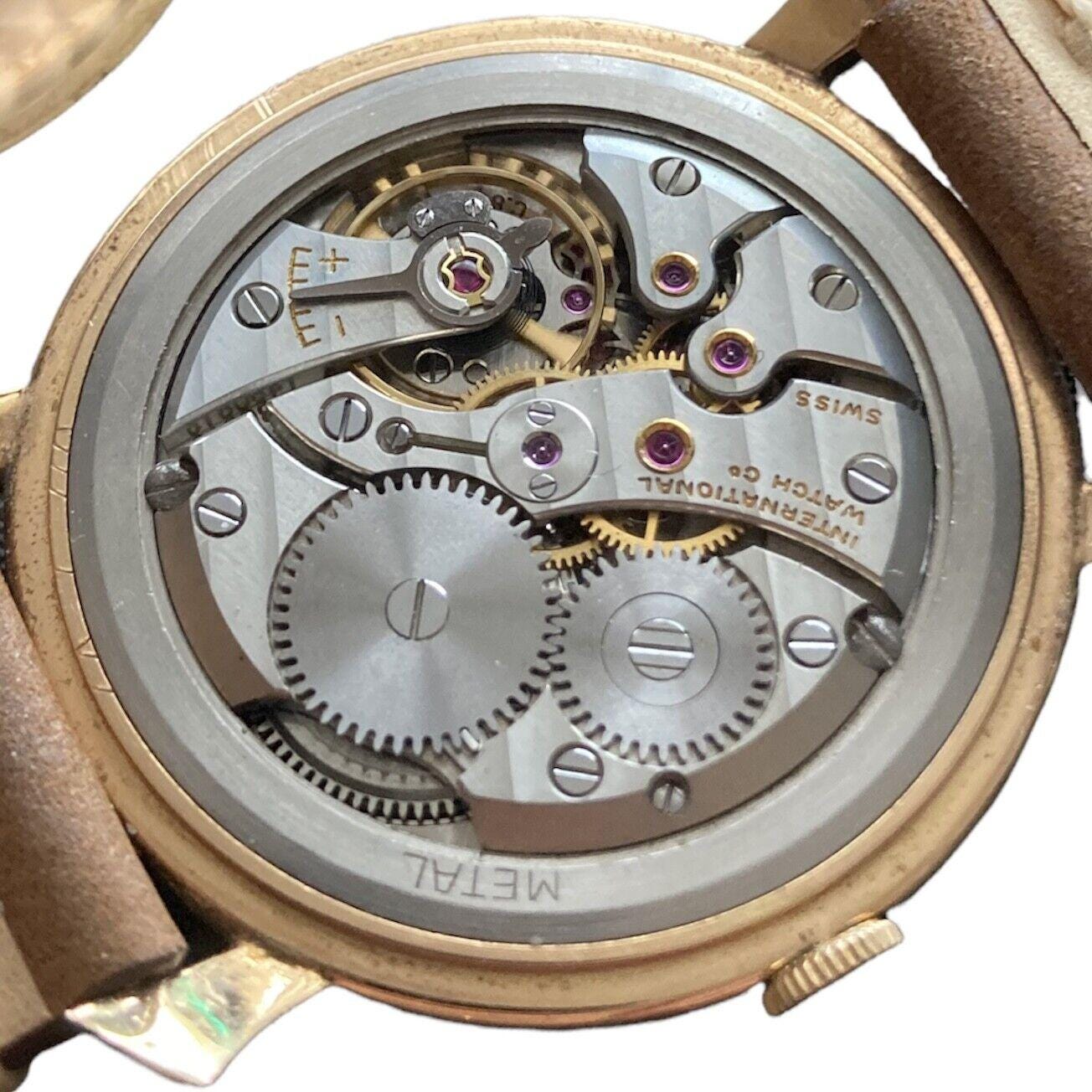 Authentisch! IWC Schaffhausen International Uhren Co 18 Karat Gelbgold ...