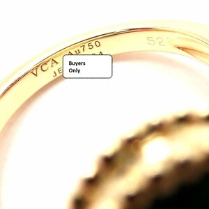 Authentic Van Cleef & Arpels Magic Alhambra 18k Yellow Gold Malachite Ring - Etsy