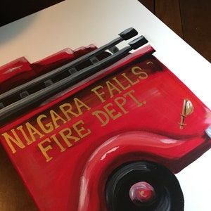 3 Piece Personalized Fire Engine Modern Nursery Children's Fire ...