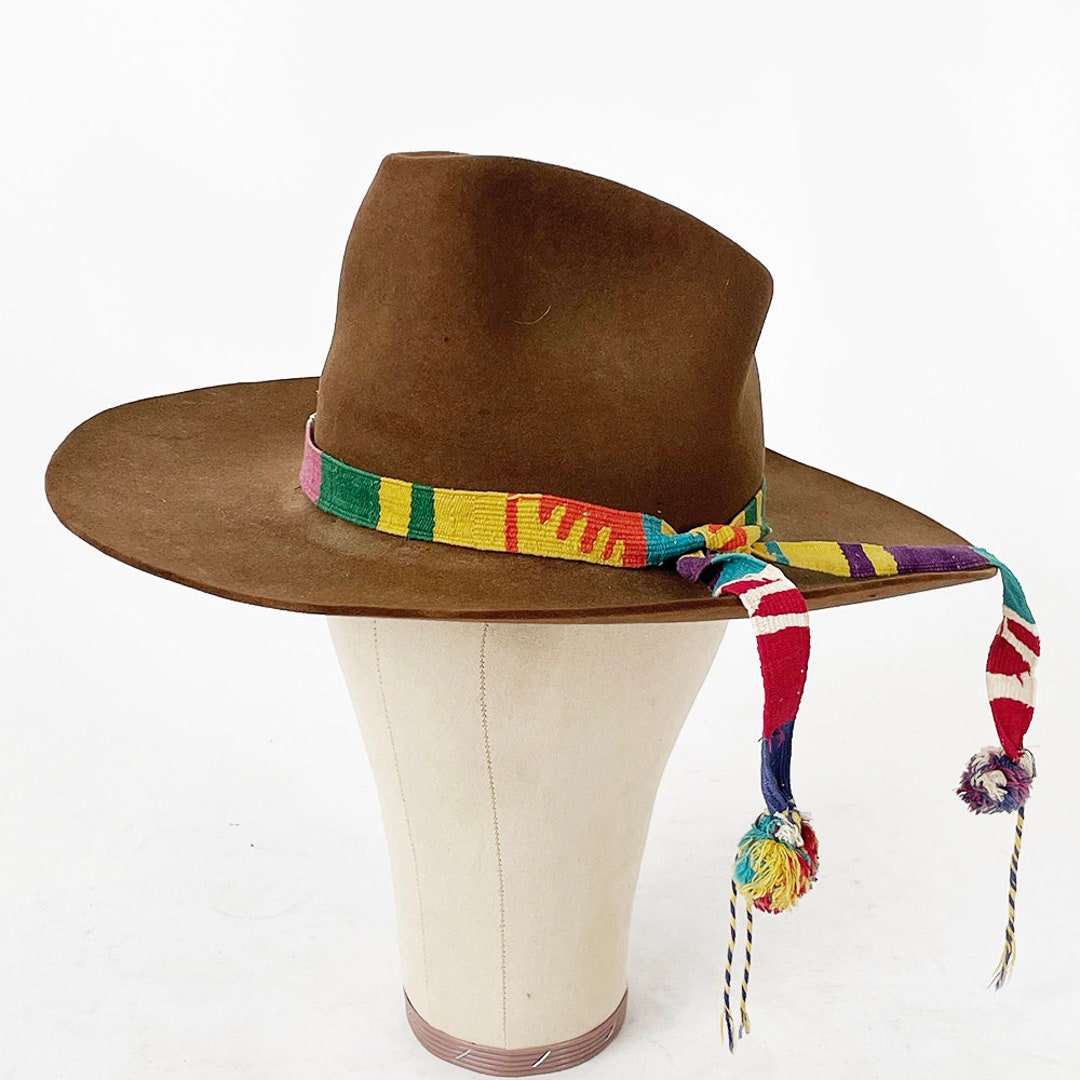 1950's Western Stetson Hat // Brown Western Cowboy Hat // Size 6 7/8 ...