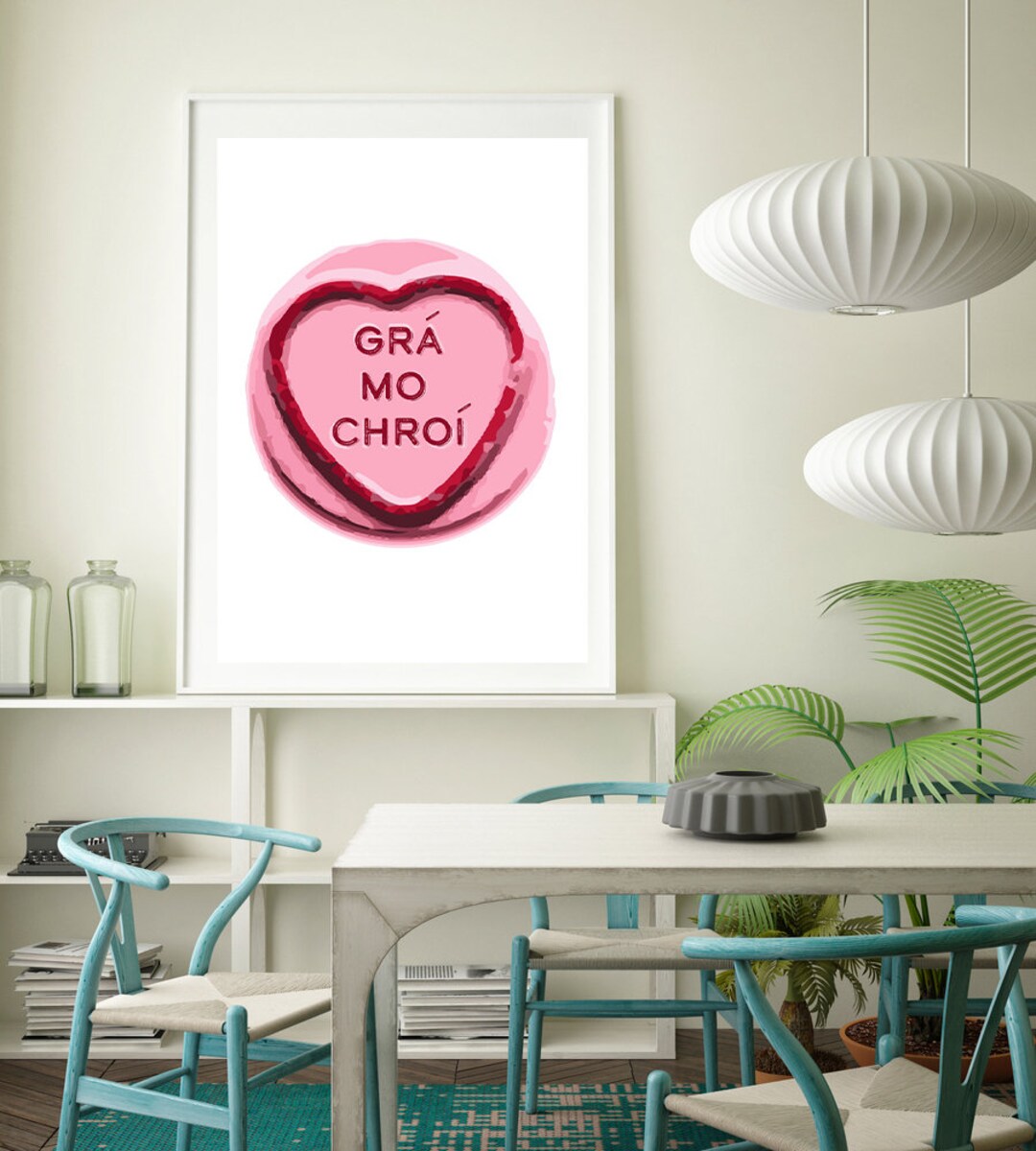 Gra Mo Chroi Print - Etsy