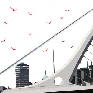 Samuel Beckett Bridge Print - Etsy Ireland