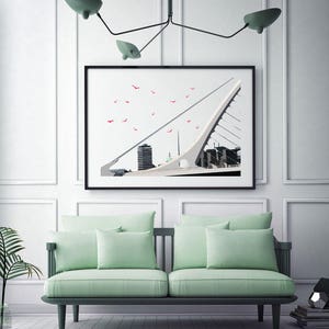 Samuel Beckett Bridge Print - Etsy Ireland