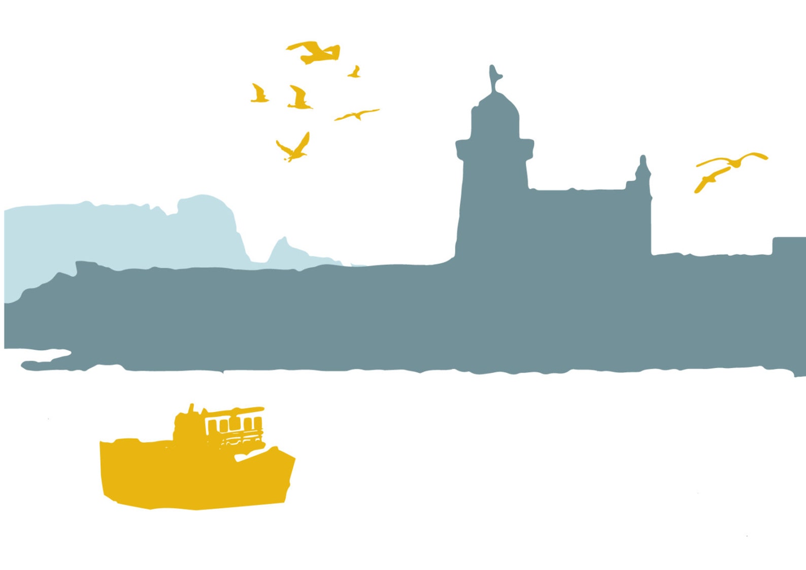 Howth Lighthouse Print - Etsy