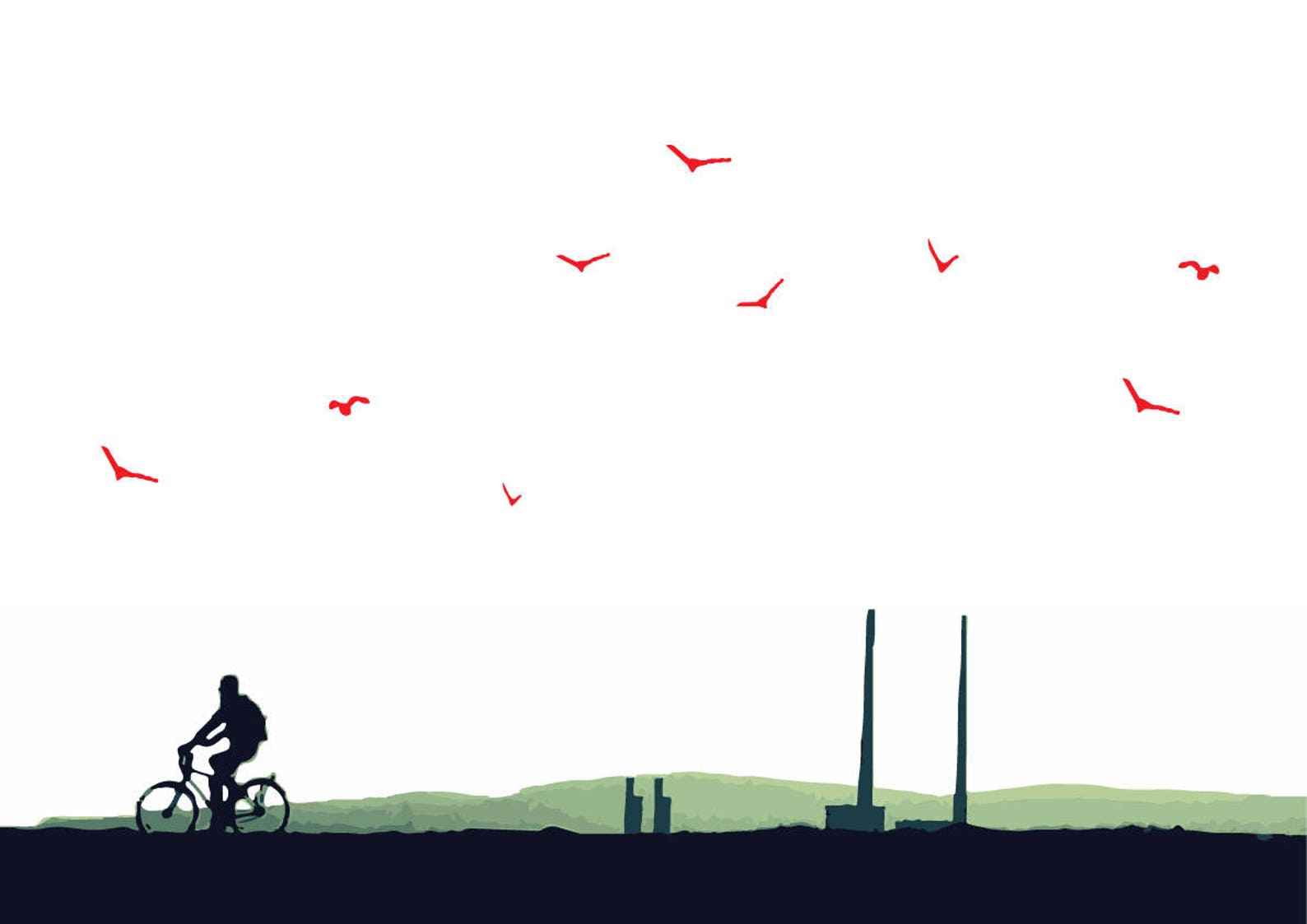 Sunday Cycle Print - Etsy