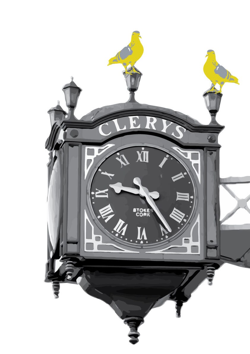 I'll Meet You Under Clery's Clock Print - Etsy