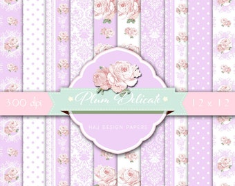 Shabby Chic Purple | Etsy