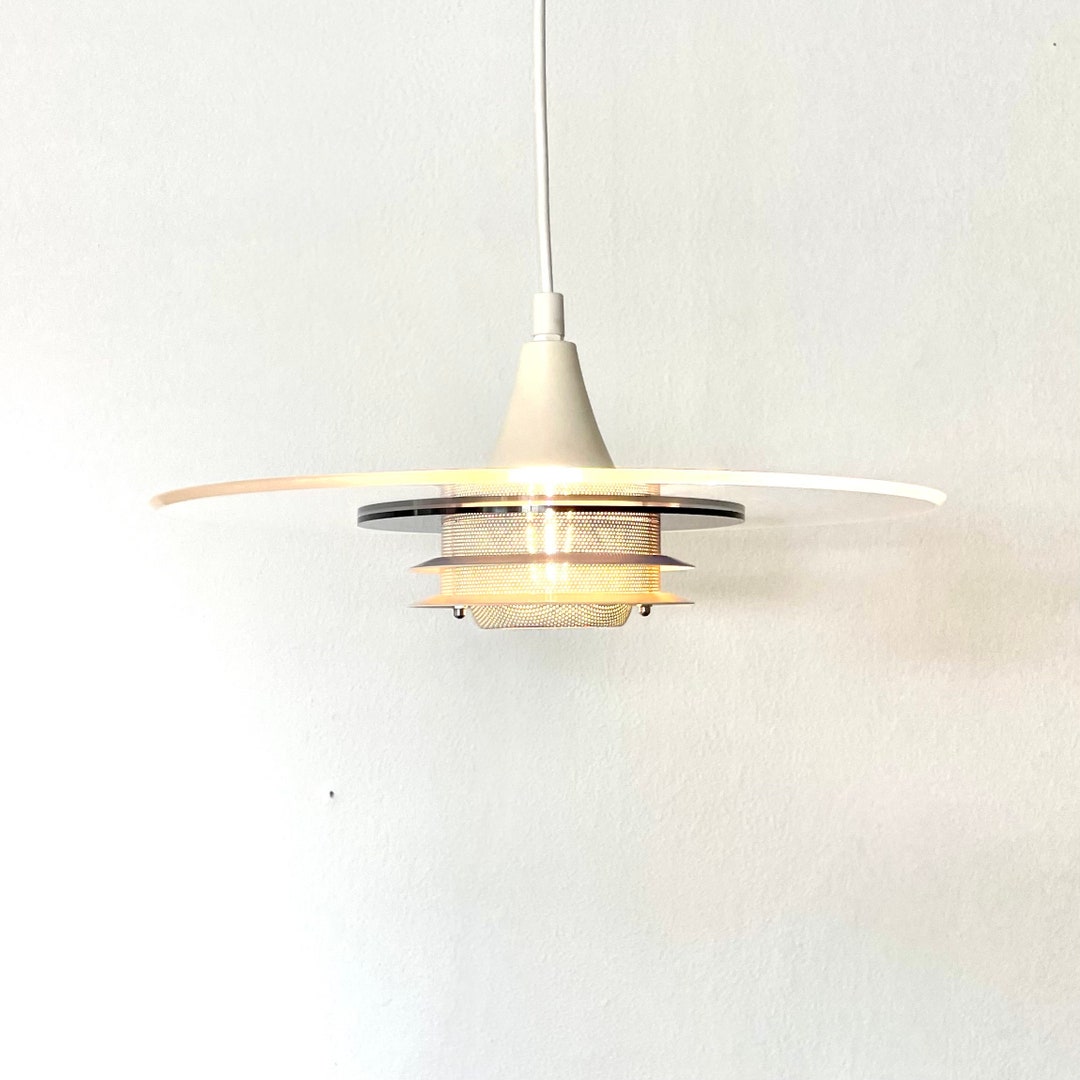 Danish Vintage Postmodern Minimalist Space Age Acrylic Multilayer ...