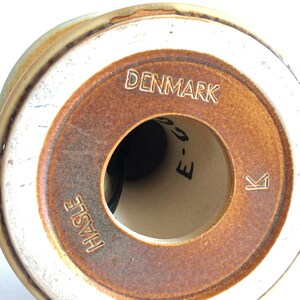 Danish Sculptural Ceramic Studio Mid Century Table Lamp in Organic ...