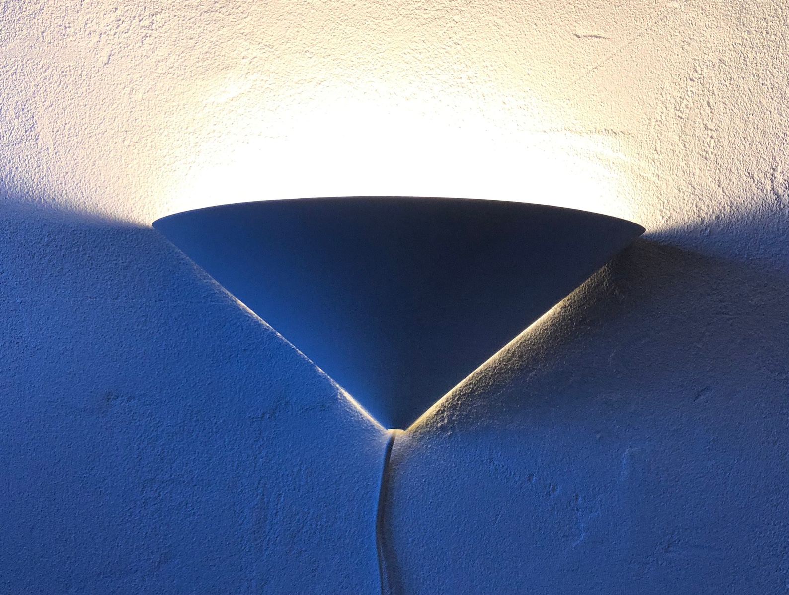 Vintage IKEA Minimalist Up-light Cone Shaped Wall Lamp in - Etsy