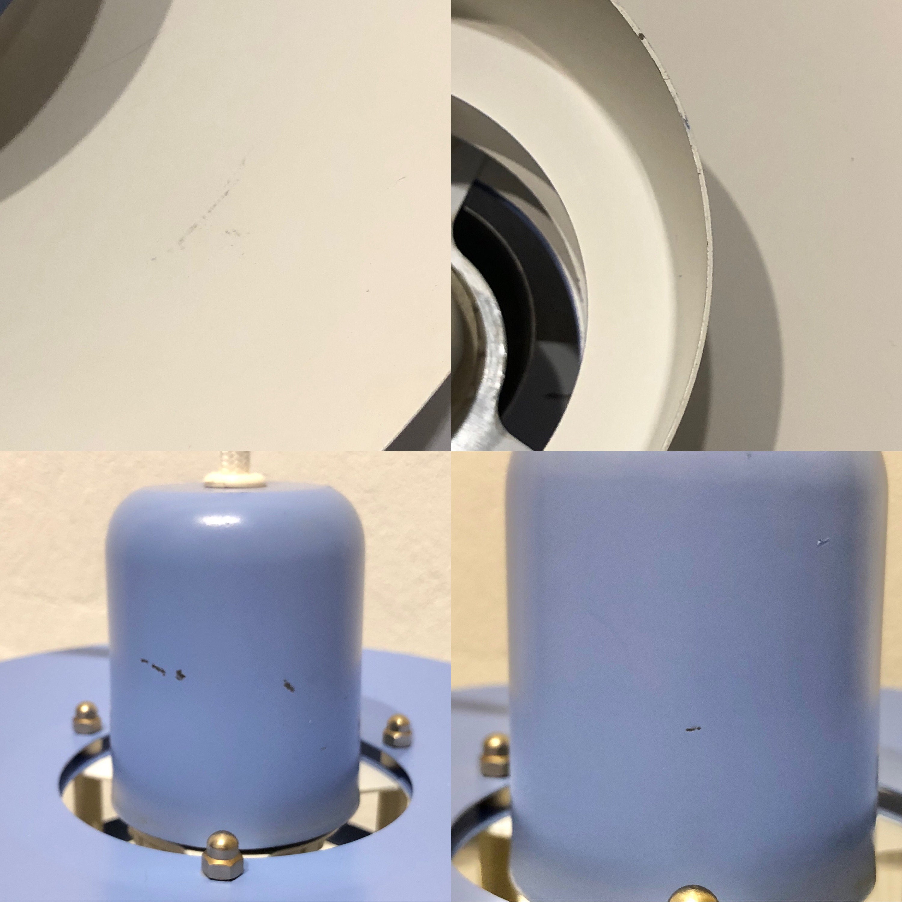 Minimalist Vintage Multilayer Ceiling Lamp in Pastel Blue | Etsy