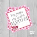 Valentine Printable Tags, Instant Download, Valentine's Day Tags ...