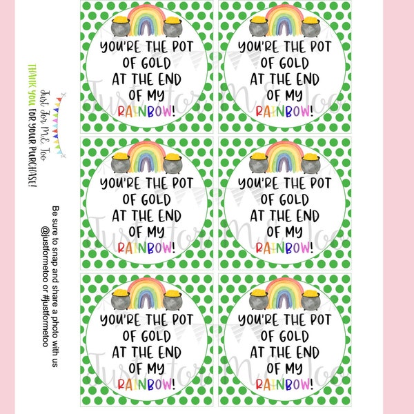 Pot of Gold Rainbow - Etsy