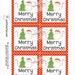 Merry Christmas Cookie Printable Christmas Tag, Cookie Exchange Tag ...