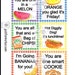 Instant Download Printable Back to School Tags, Apple, Orange, Chips ...