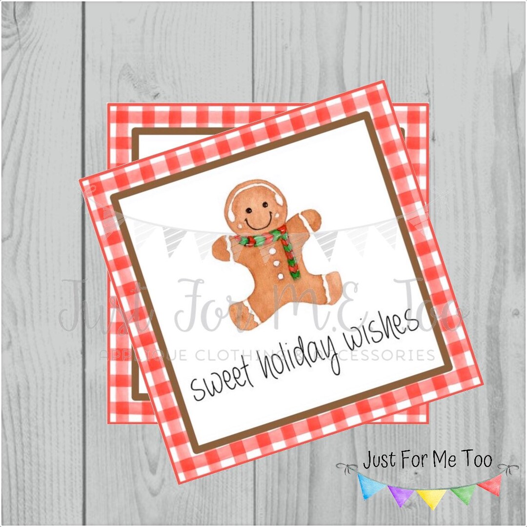 Christmas Printable Tags, Instant Download, Christmas Tags, Cookie ...