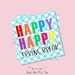 Happy Spring Printable Tags, Happy Spring Tag, Instant Download ...