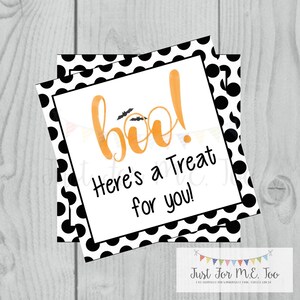 October Printable Tag Bundle, Digital Tags, Gift Tag, Happy Fall Tag ...