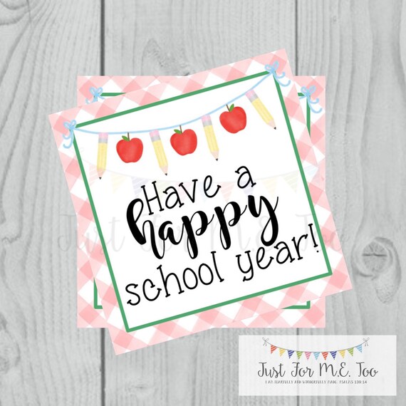 Back to School Printable Tags Back to School First Day of - Etsy