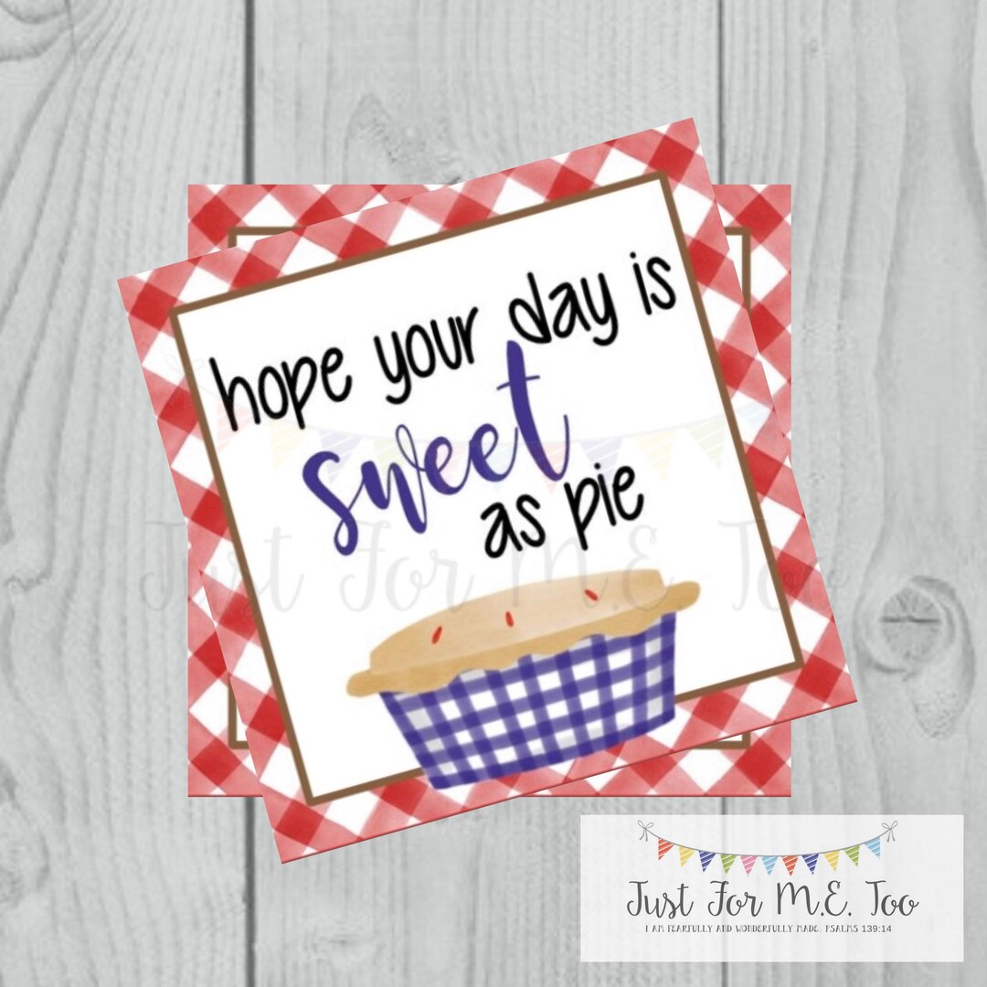 Fall Printable Tags, Instant Download, Fall Tags, Pumpkin Pie Tags ...