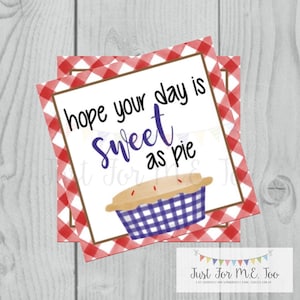 Fall Printable Tags, Instant Download, Fall Tags, Pumpkin Pie Tags ...