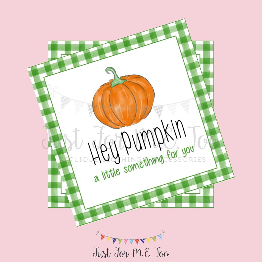 Fall Printable Tags, Instant Download, Fall Tags, Pumpkin Gift Tags ...
