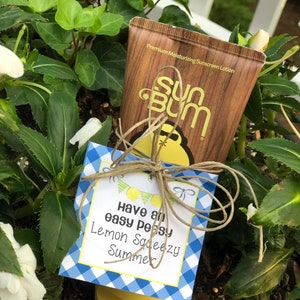 Instant Download Printable Summer Tag, Lemon Tag, Easy Peasy Summer Tag ...