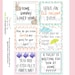 April Lunchbox Notes Printable Tags, Easter Notes, Lunch Box School ...