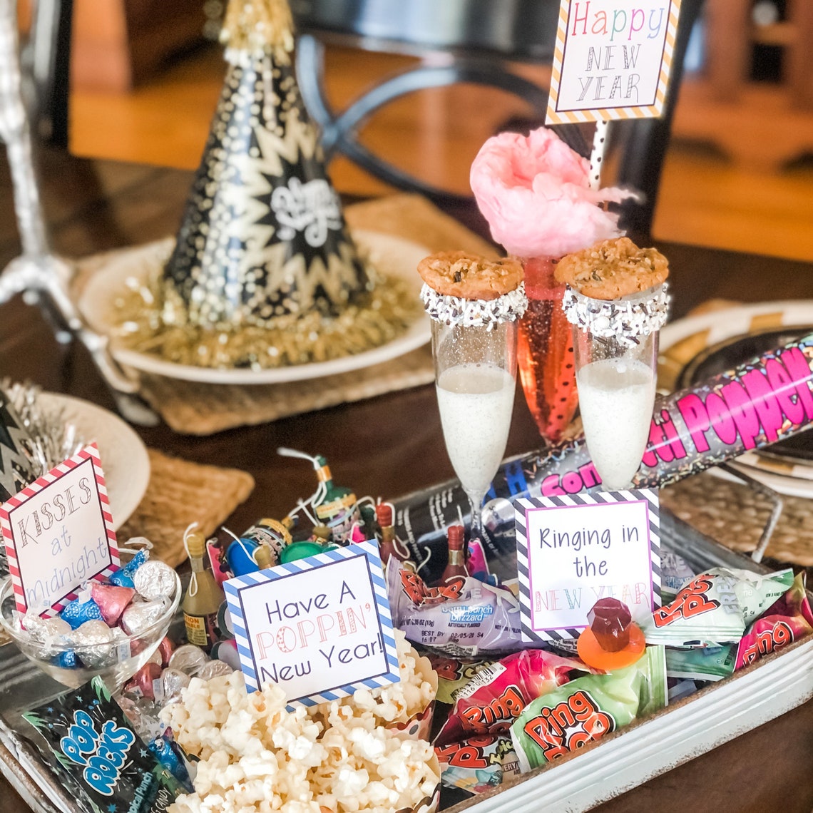 Happy New Year Printable Tag Instant Download Gift Tag 2022 - Etsy