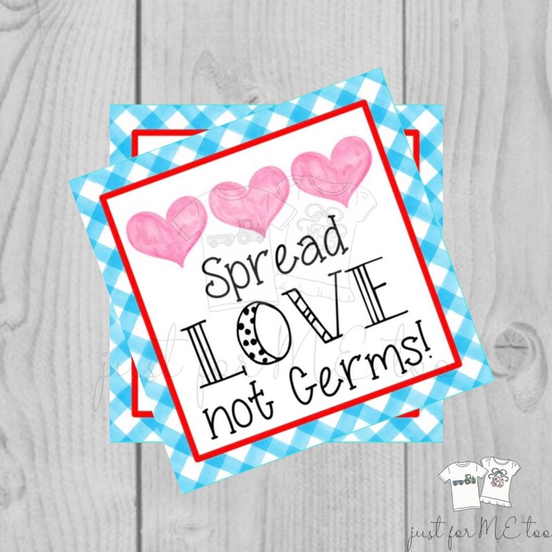 Spread Love Not Germs - Etsy
