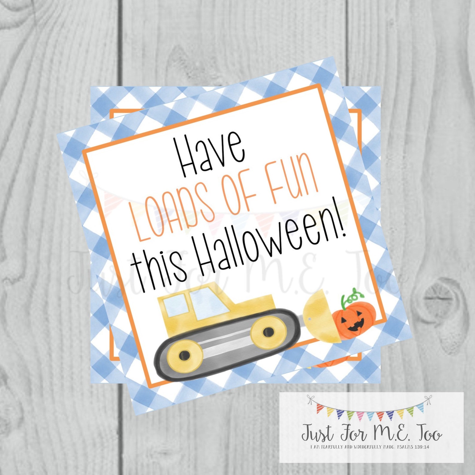 October Printable Tag Bundle Digital Tags Gift Tag Happy | Etsy