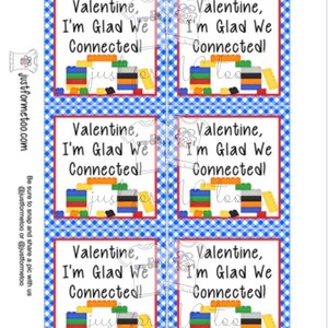 Valentine Printable Tags, Instant Download, Valentine's Day Tags ...