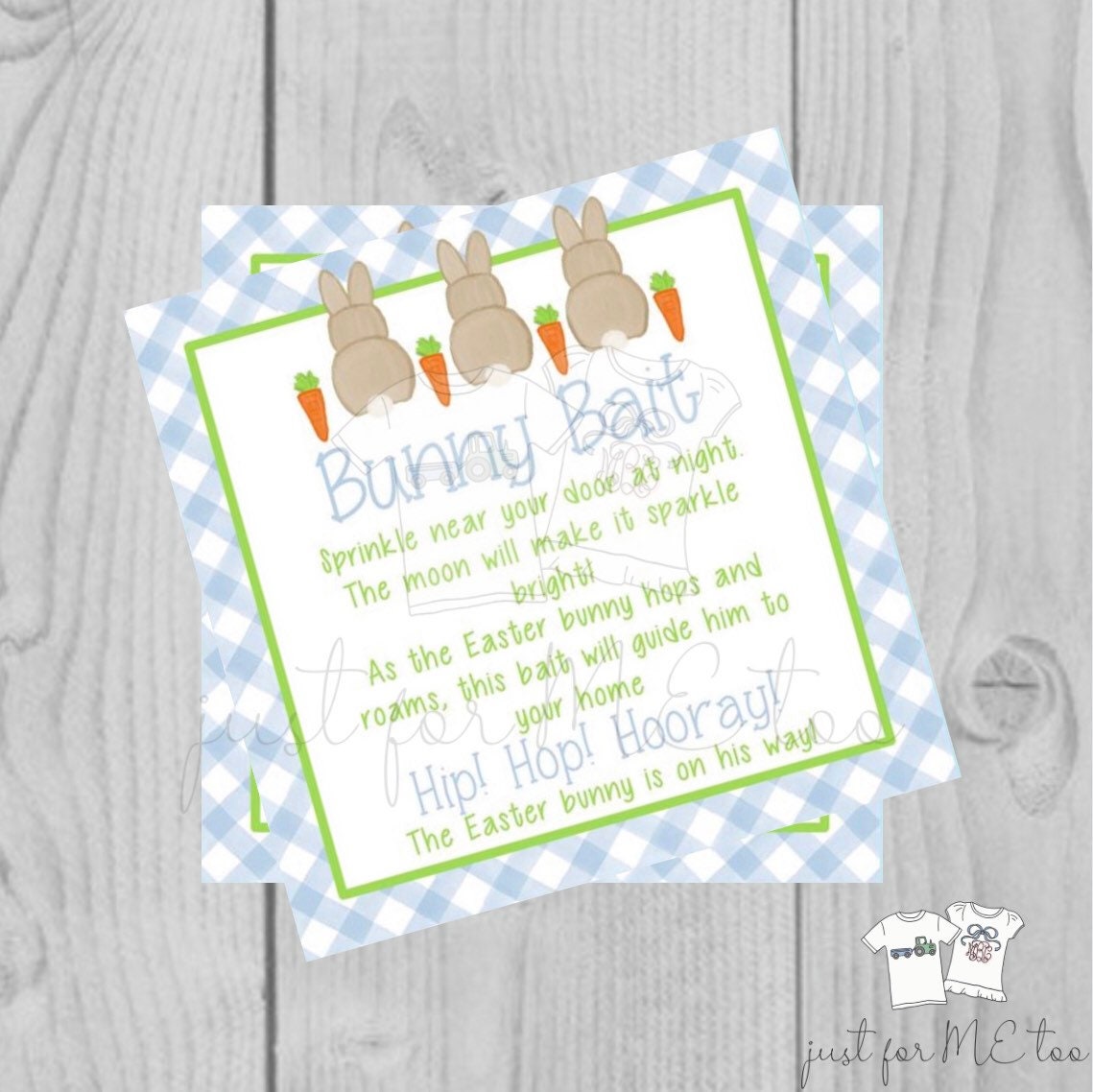 Easter Bunny Printable Tags, Easter Favor Tags, Bunny Bait, Happy ...