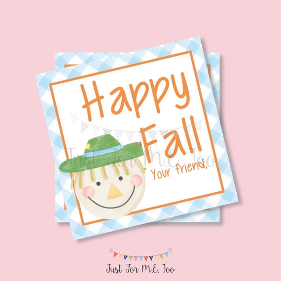 Fall Printable Tags Instant Download Fall Tags Pumpkin Gift - Etsy