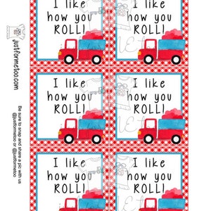 Valentine Printable Tags, Instant Download, Valentine's Day Tags ...