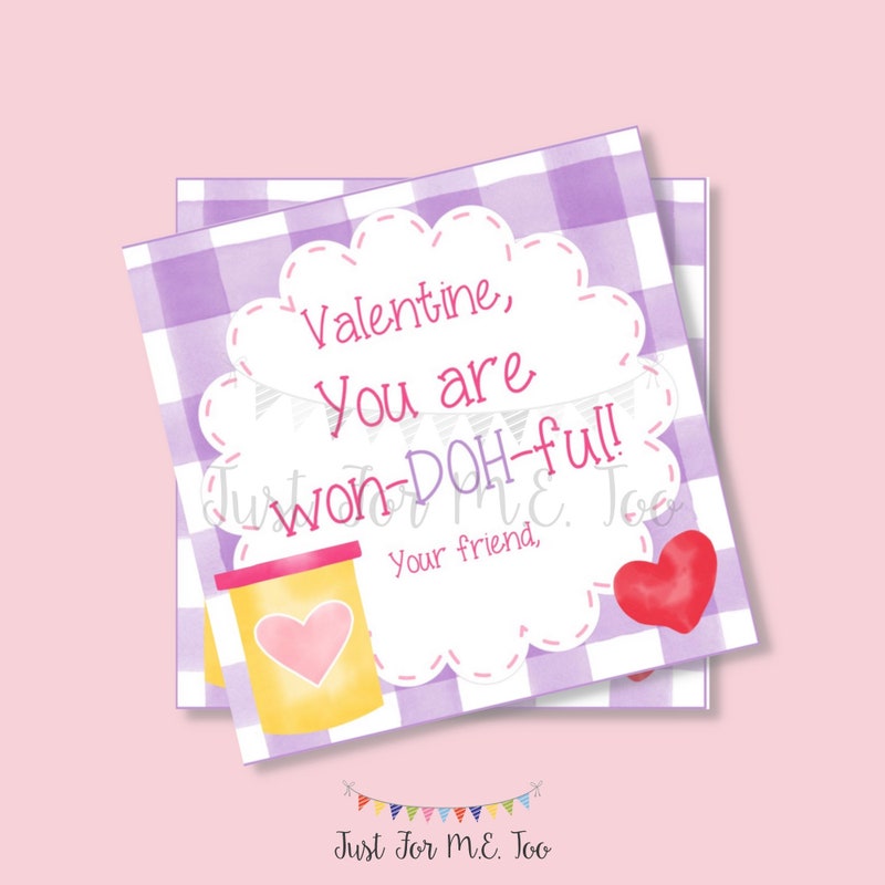 Play Doh Valentine - Etsy