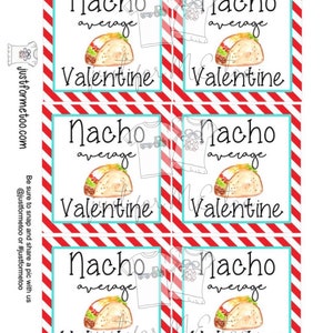 Valentine Printable Tags, Instant Download, Valentine's Day Tags ...