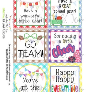 August Bundle Printable Tag Bundle, Digital Tags, Gift Tag, Back to ...