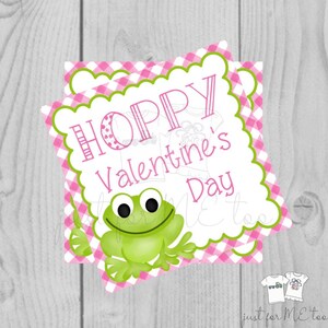 Valentine Printable Tags, Instant Download, Valentine's Day Tag, Square ...