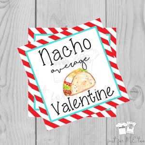 Valentine Printable Tags, Instant Download, Valentine's Day Tags ...