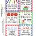 Lunchbox Notes Printable Tags, Back to School, First Day of School Tags ...