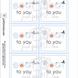 Halloween Printable Tags, Instant Download, Girl Ghost Tags, Square ...