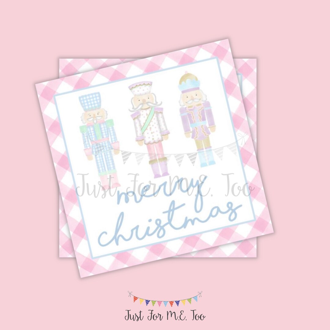 Christmas Printable Tags, Instant Download, Christmas Tags, Square Gift ...