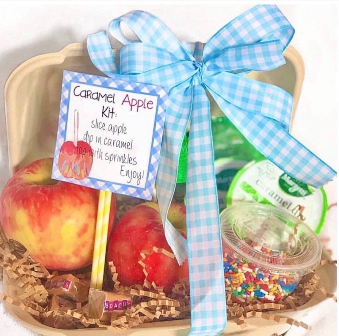 Caramel Apple Printable Tags Caramel Apple Kit Instant - Etsy